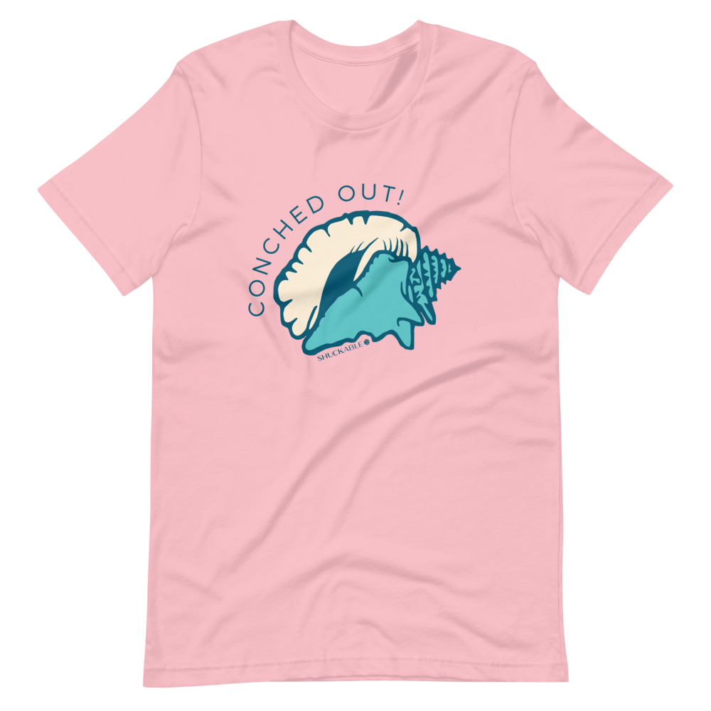 Conched Out! Tee – Shuckable Apparel | Oyster and Ocean Inspired Clothing